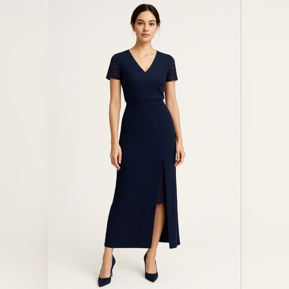 VENUS | Skirts | 7s Venus Womens Midnight Blue Fairy Royal Lace Skirt ...